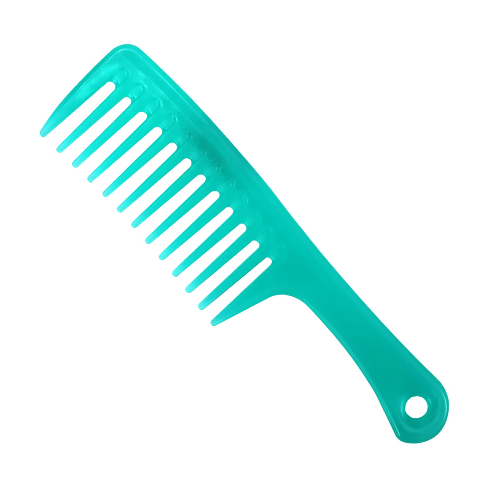Candy Colored Straight Handle Wide Tooth Comb for Curly Hair Styling ...