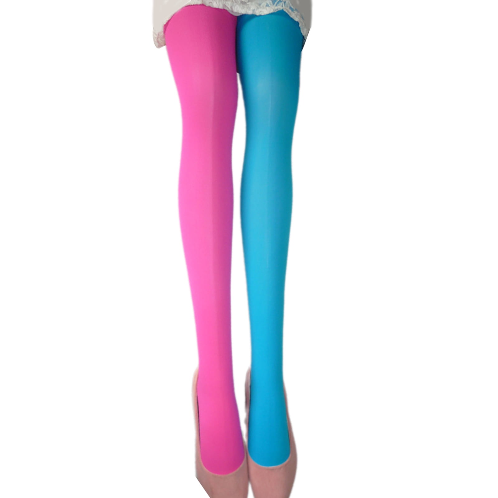 Candy Colored Tights Luxurious Silk Velvets Stockings Open Crotch ...
