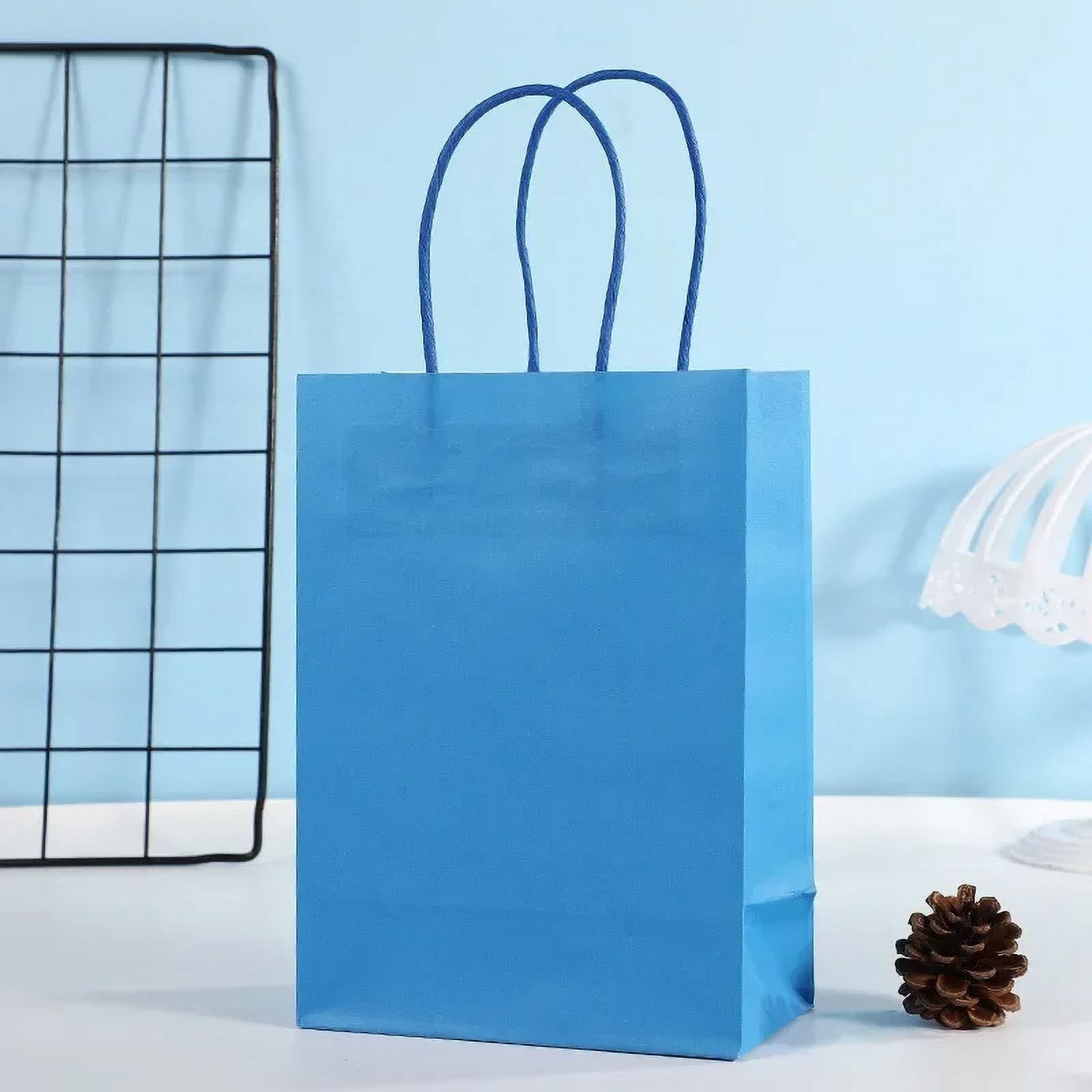 Candy Colorful Shopping Bags 10PCS Kraft Paper Gift Candy Bag Colored ...