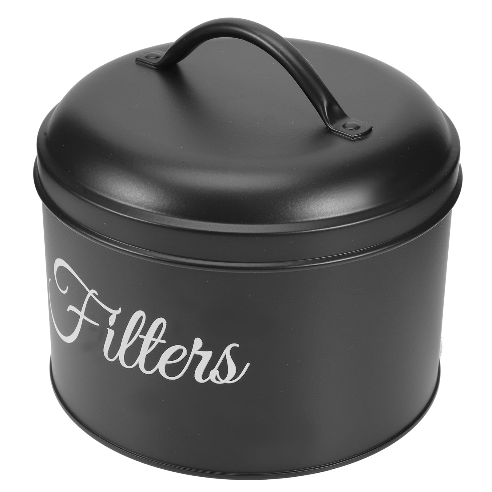 Candy Container Holder Sugar with Lid Square Coffee Jar Black - Walmart.com