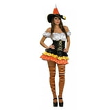 Candy Corn Cutie Adult Halloween Costume - Walmart.com