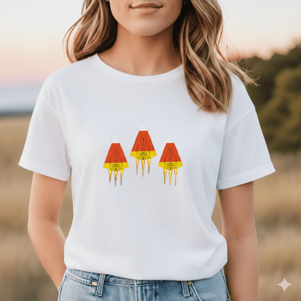 Candy Corn Destroyer Funny Sweet Tooth Lover Bold Graphic Unisex T ...