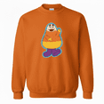 Candy Corn Funny Grimace Joke Sweet Halloween Humor Cartoon Sweatshirt ...