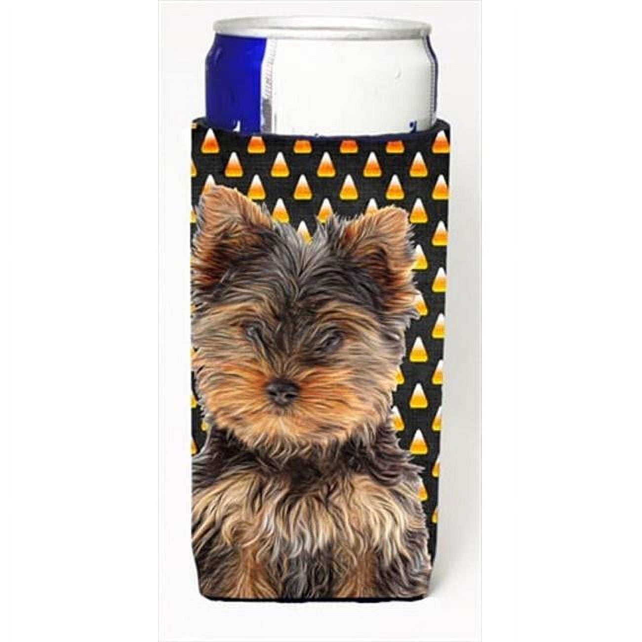 Candy Corn Halloween Yorkie Puppy & Yorkshire Terrier Michelob Ultra ...