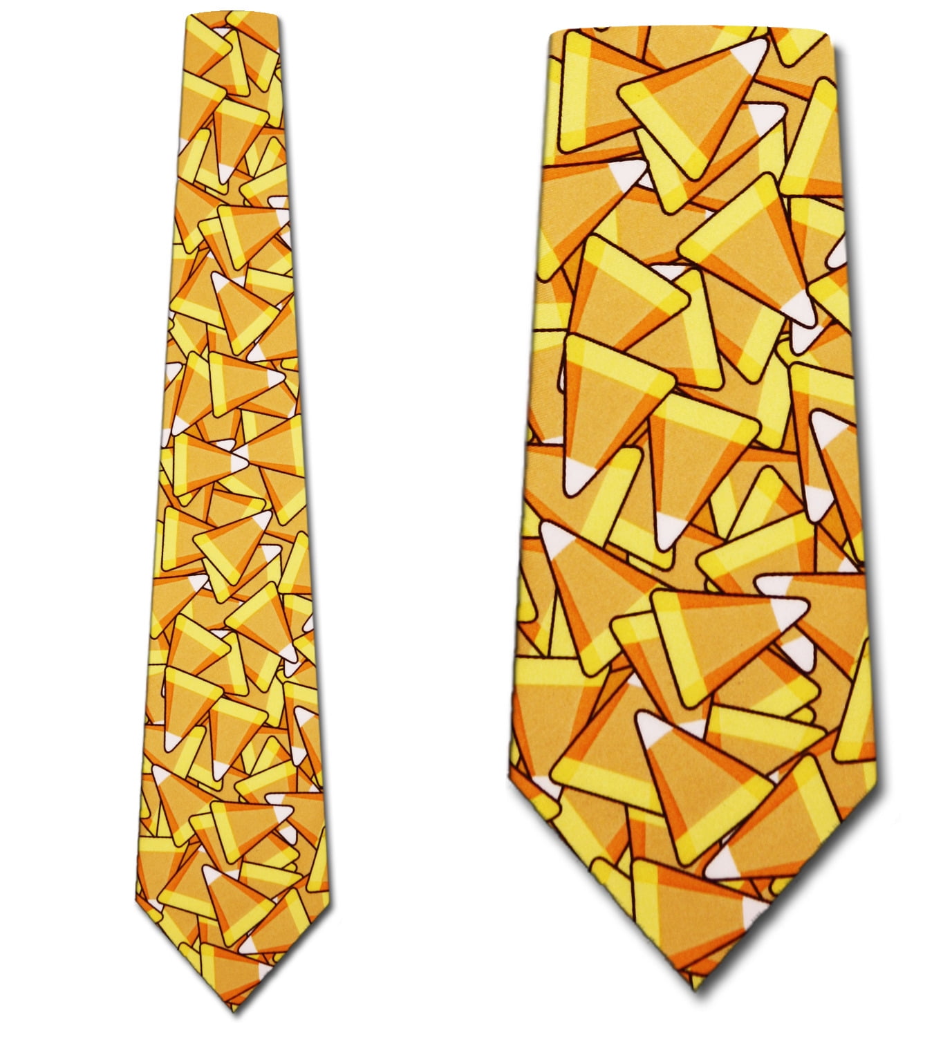 Candy Corn Necktie Halloween Mens Tie - Walmart.com