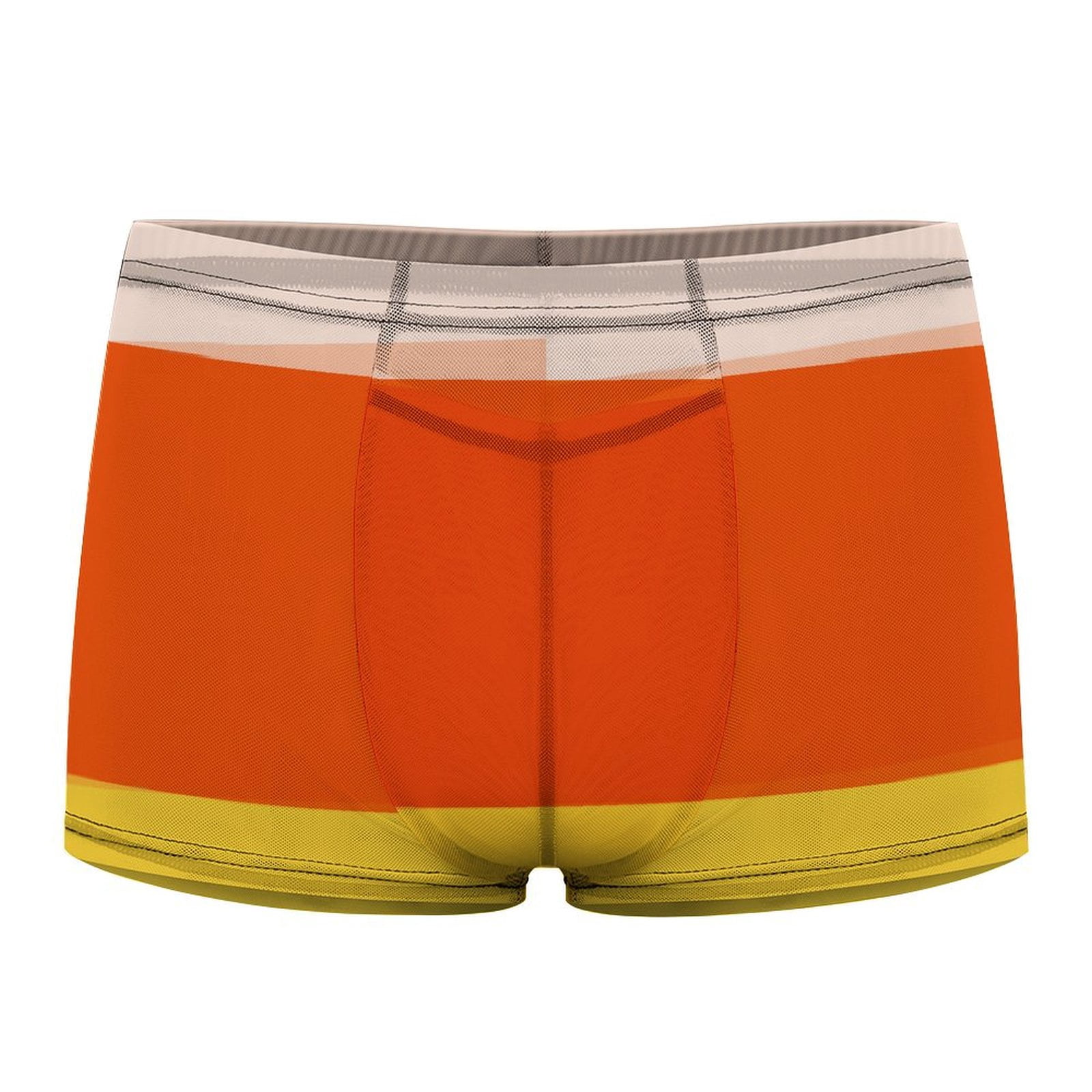 Candy Corn Pattern Men's Mesh Boxer Briefs Cooling Breathable Sports ...