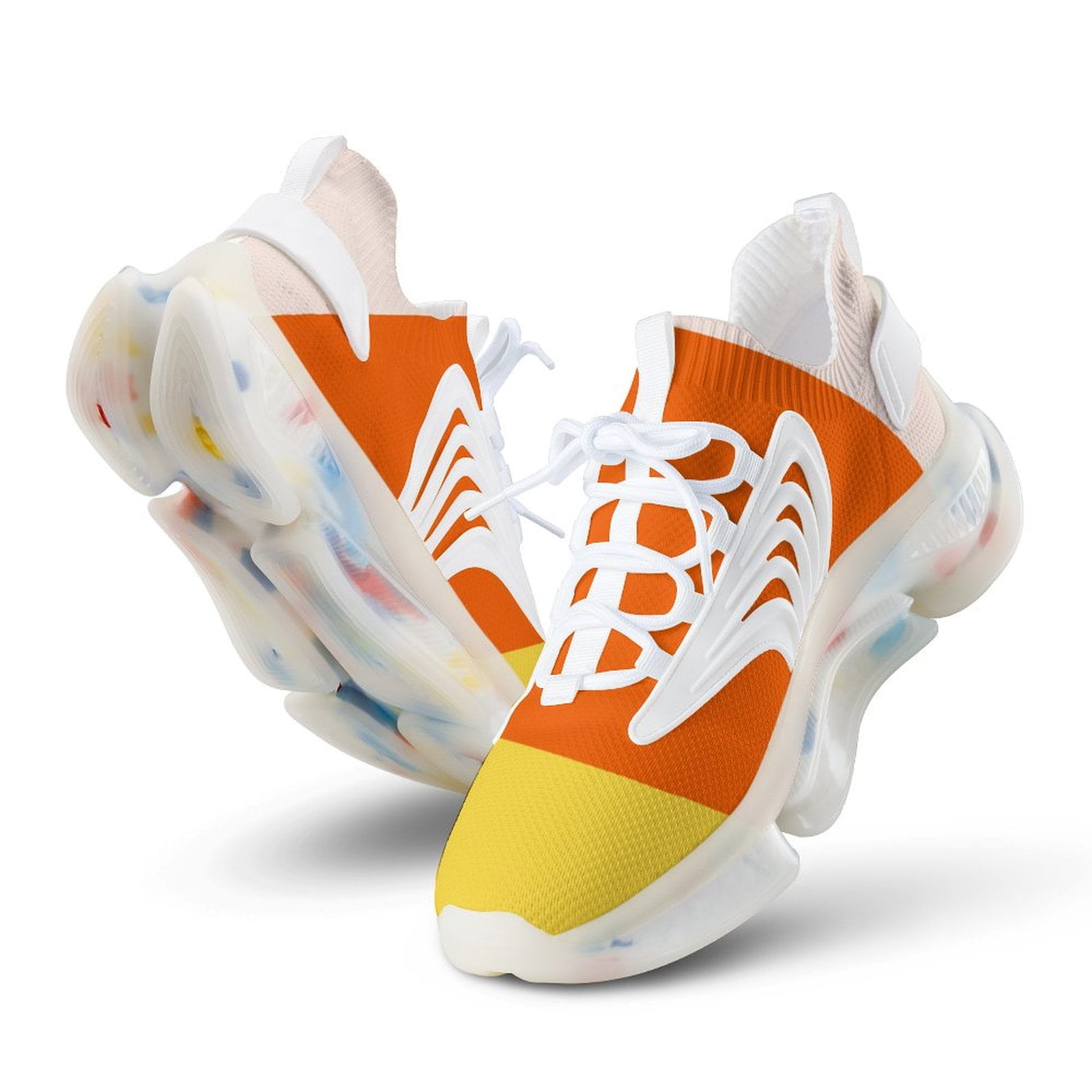 Candy Corn Pattern Walking Shoes for Men Woman Lightweight Tennis ...