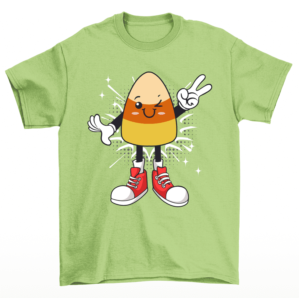 Candy Corn Peace Sign Halloween Candy T-Shirt Men Women Unisex ...