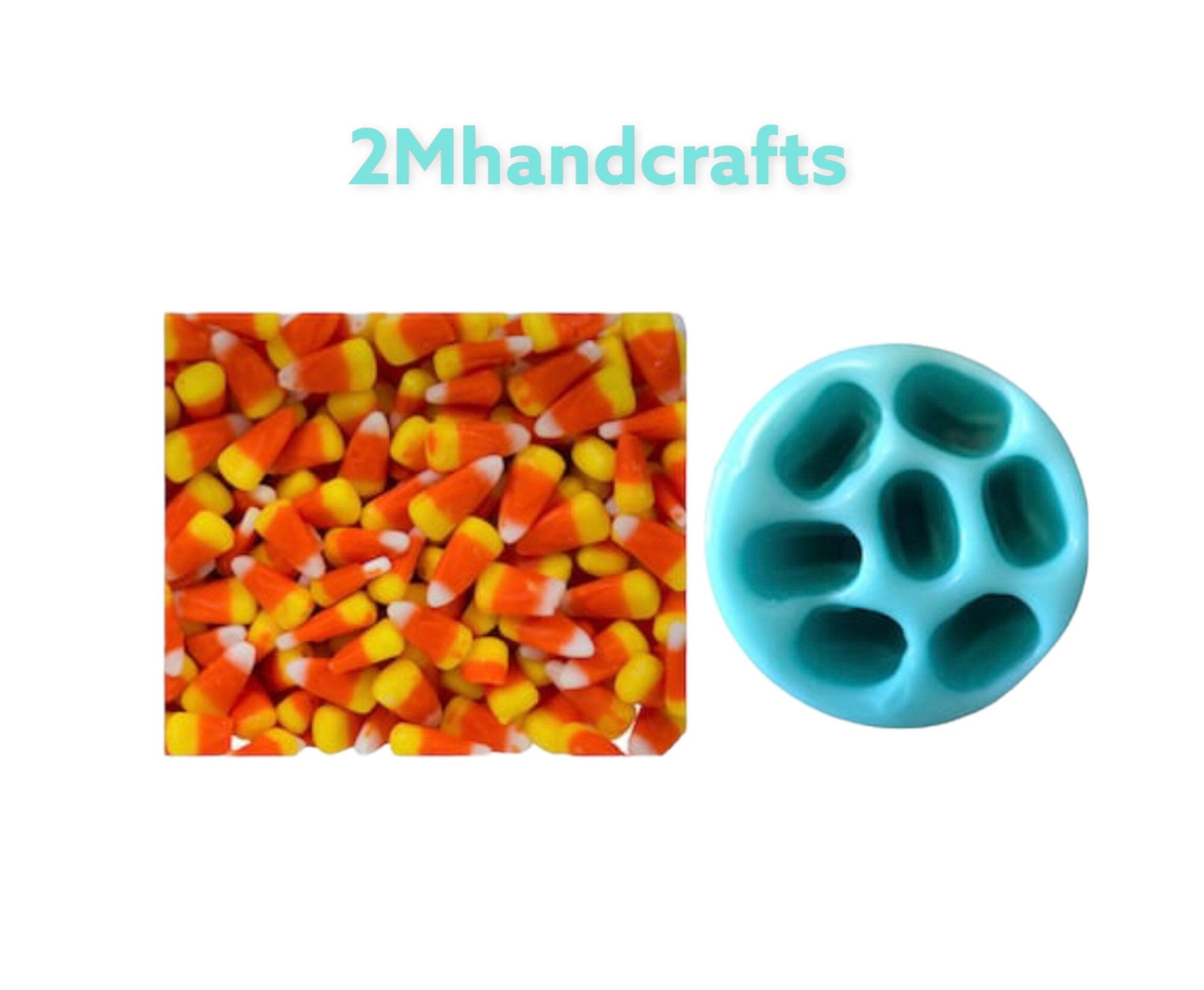 Candy Corn Silicone Mold. Realistic Food Shape Mold, For Wax | Embed ...