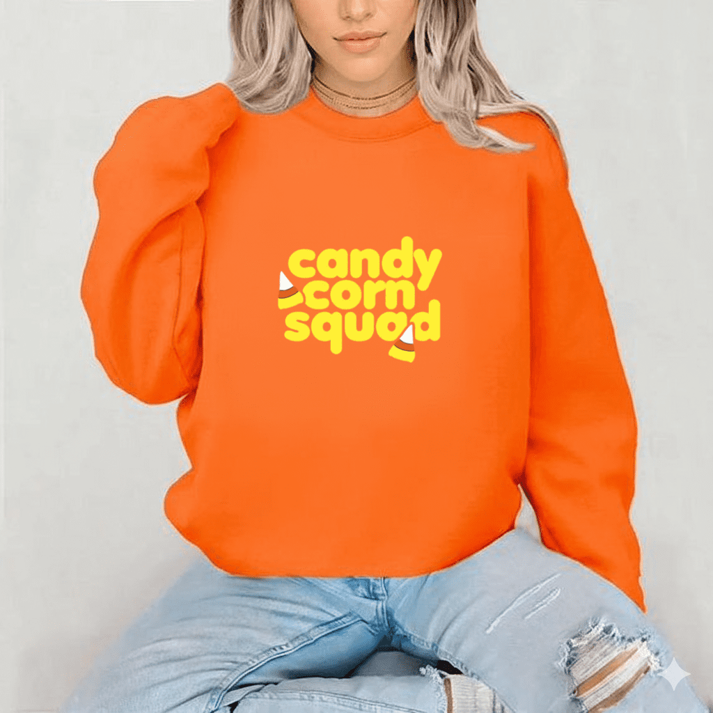 Candy Corn Squad Funny Sweet Group Costume Retro Candy Humor Sweatshirt ...