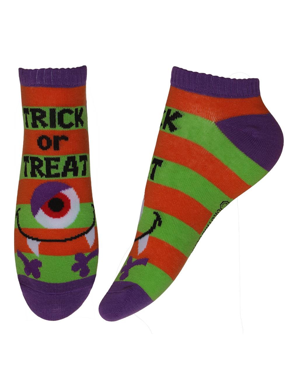 Candy Corn Trick Or Treat Cyclops Ankle Socks - Walmart.com