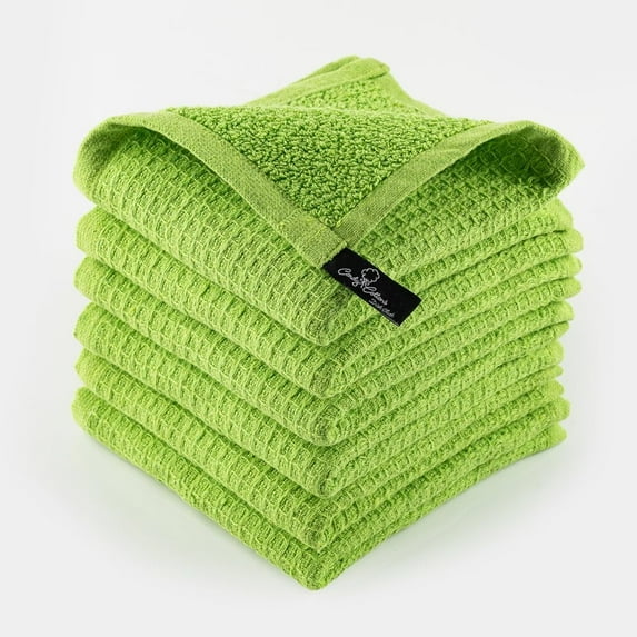 Candy Cottons Kitchen Cleaning Dish Wash Cloths Waffle Terry Design ...