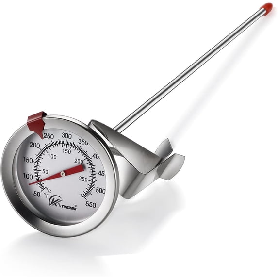 Candy/Deep Fry Thermometer with Instant Read,Dial Thermometer,12 ...