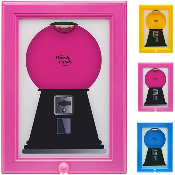 Candy Dispenser Picture Frame, Vintage Hanging Candy Machine Art ...