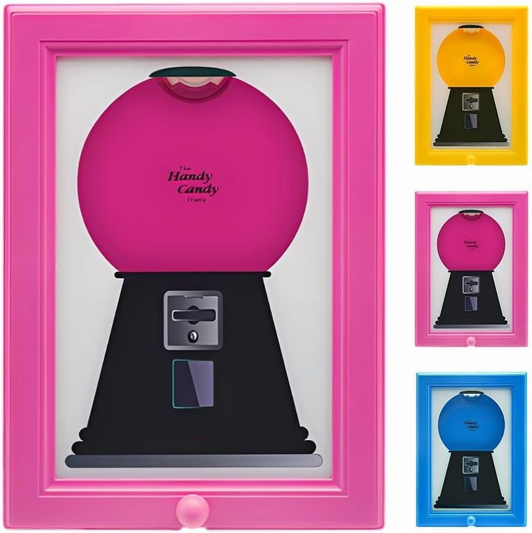Candy Dispenser Picture Frame - Wall Mount Creative Innovative Gumball ...