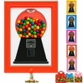 Candy Dispenser Picture Frame, Wall Mounted Gumball Machine Frame for ...