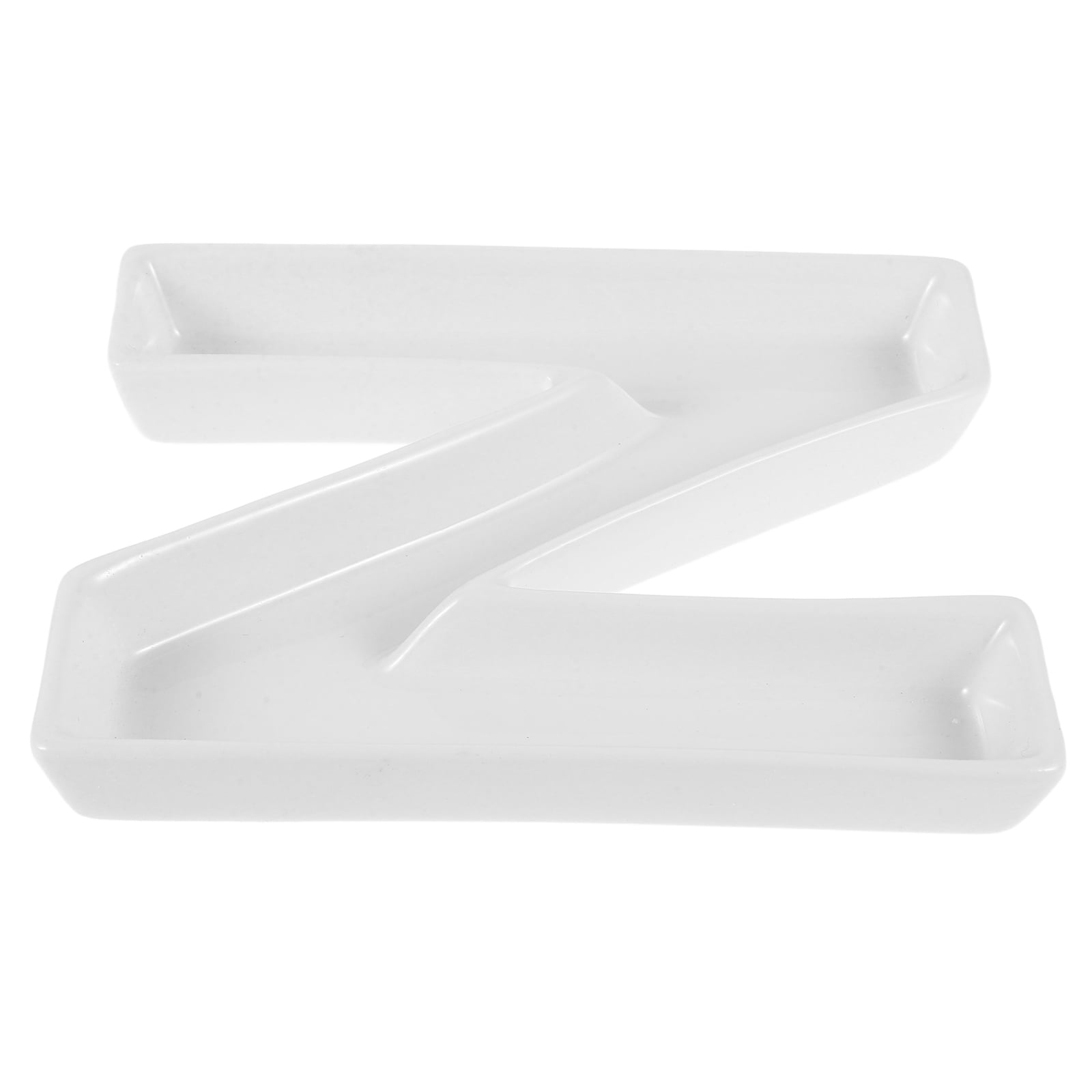 Candy Dried Fruit Plate Platters Letter N Shape Plate Letter N Shape ...