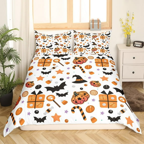 Candy Duvet Cover Set Colorful Donuts Bedding Set for Kids Children ...