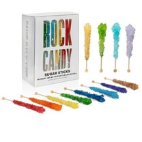 Candy Envy Gold Rock Candy Sugar Stick, Original Sugar Flavor, 36 Ct ...