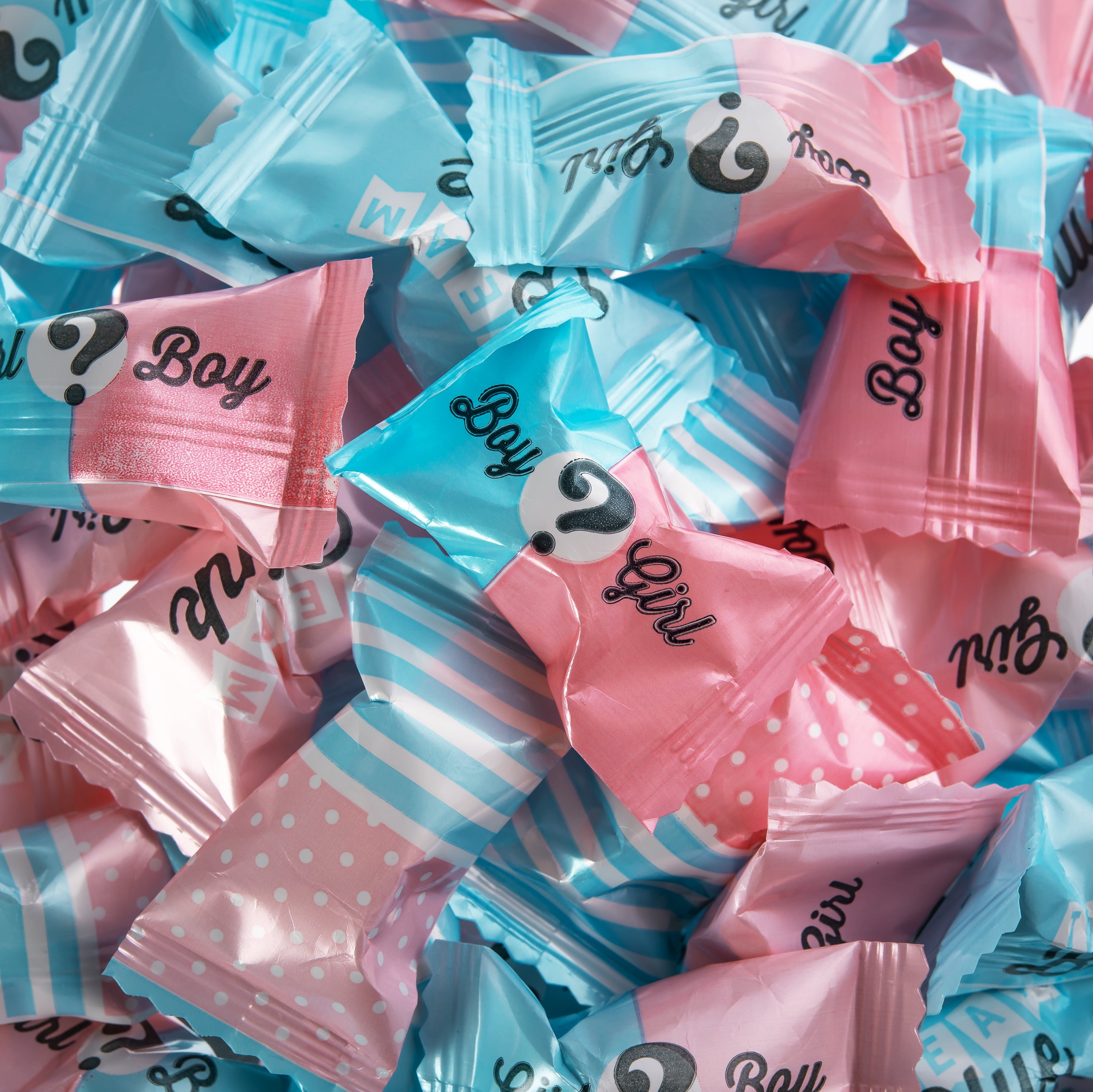 Candy Envy Baby Reveal Buttermints, 13 oz. Bag, Light Blue and Pink ...