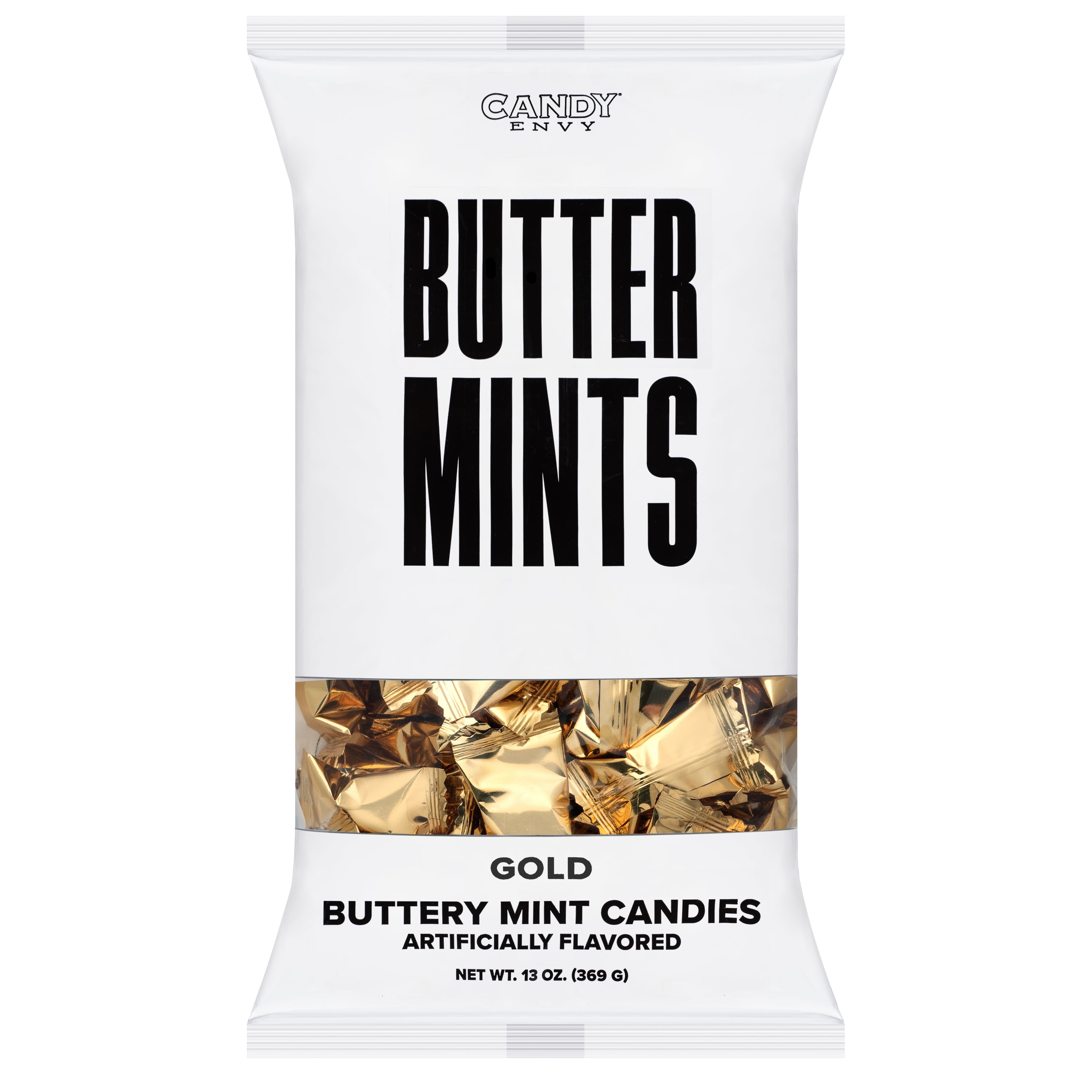 Candy Envy Gold Buttermints, 13 oz. Bag, Party Bulk, Individually ...