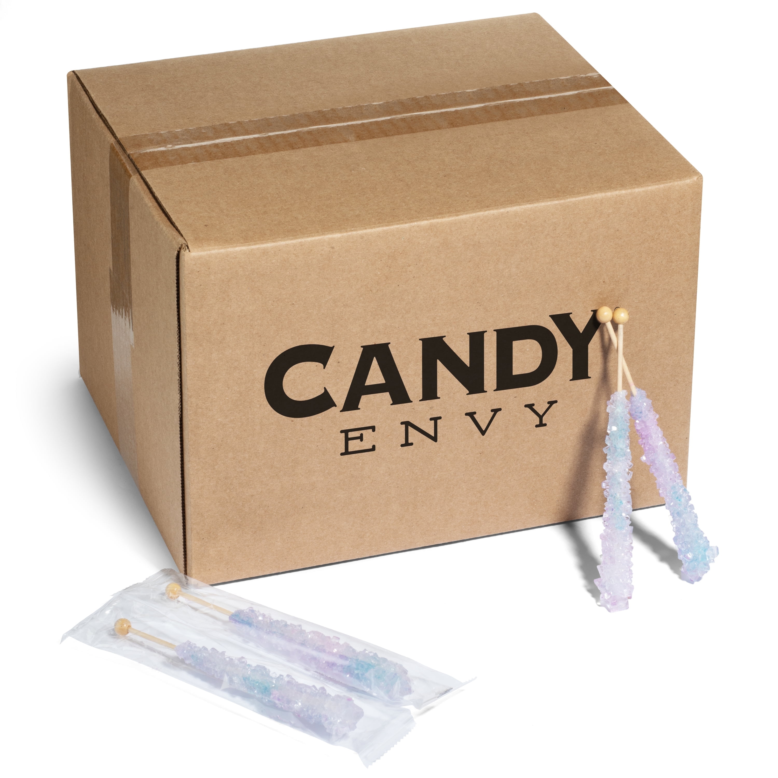 Candy Envy Iridescent Lavender Rock Candy Tutti Frutti Flavor 144 Ct ...