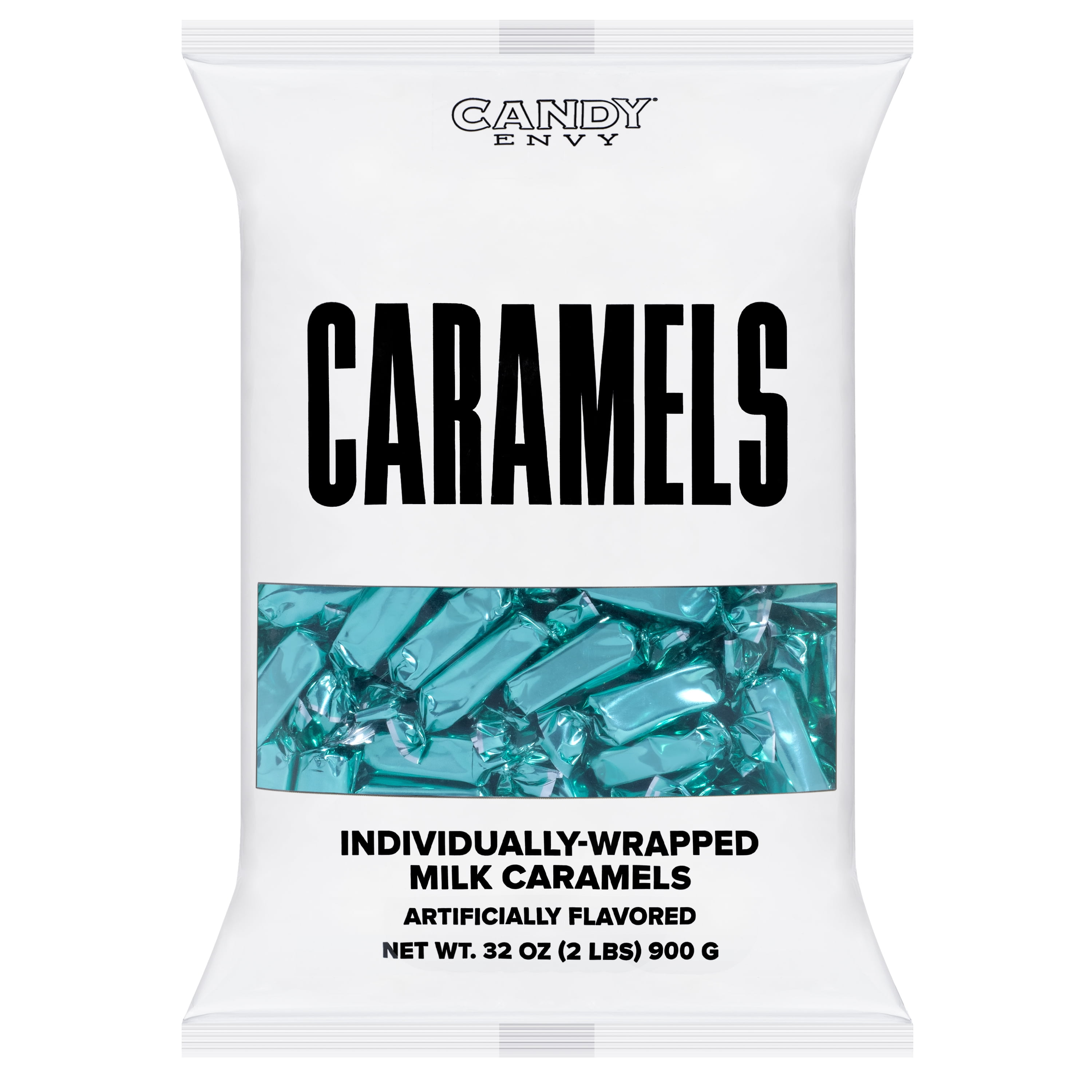 Candy Envy Light Blue Individually Wrapped Caramels - 2 Pound Bag ...