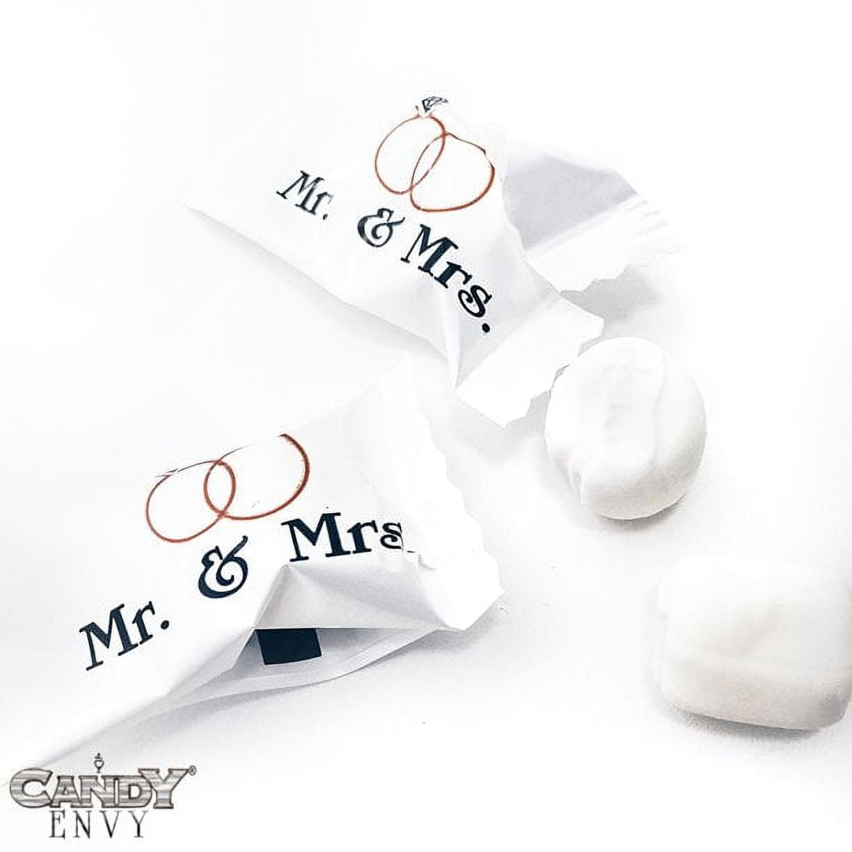 Candy Envy Mr. and Mrs. Wedding Buttermints, 13 oz. Bag, Indiv. Wrapped ...
