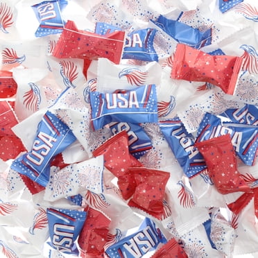 Patriotic Twist Mints for 4th of July, Memorial Day, Labor Day, Approx ...