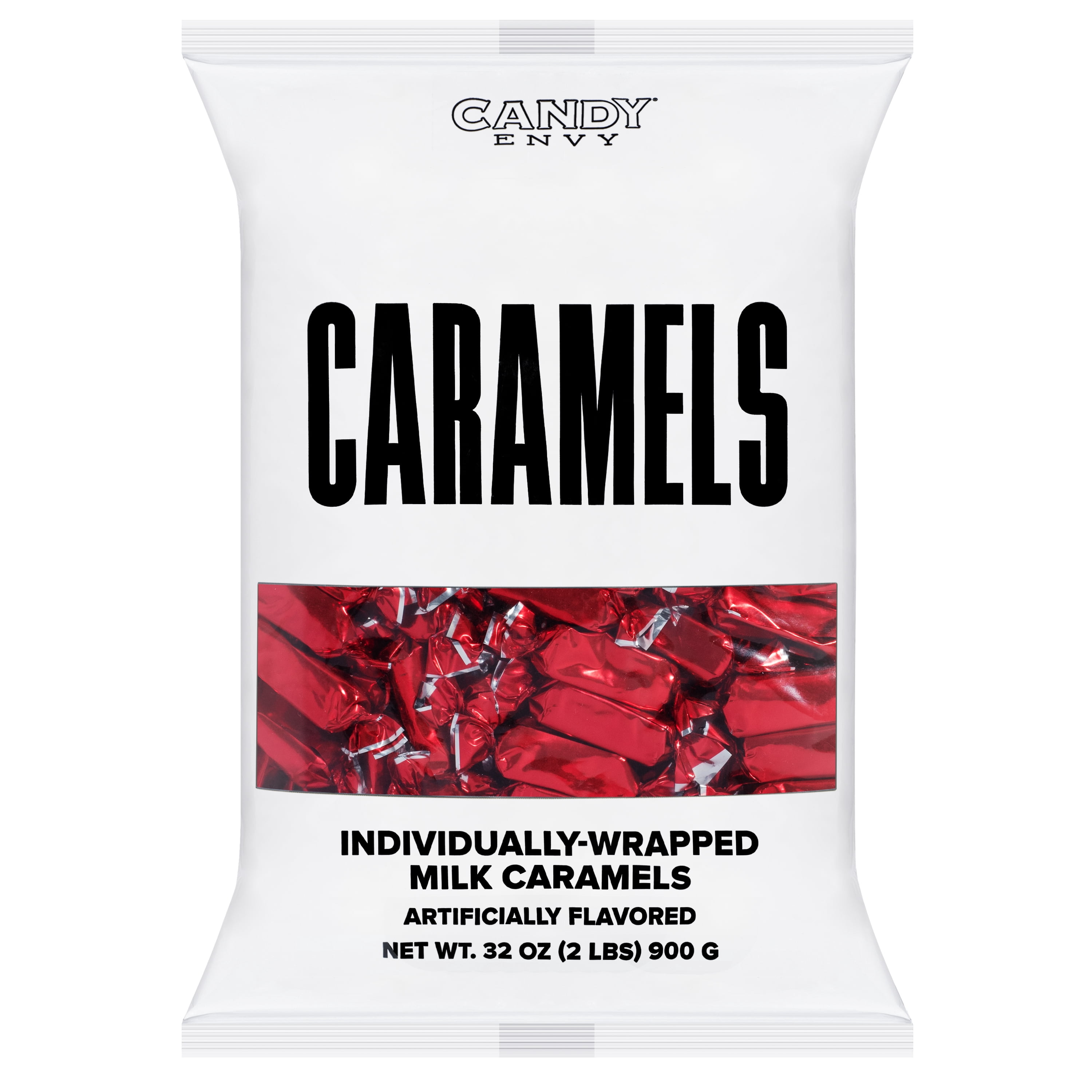Candy Envy Red Individually Wrapped Caramels - 2 Pound Bag - Walmart.com