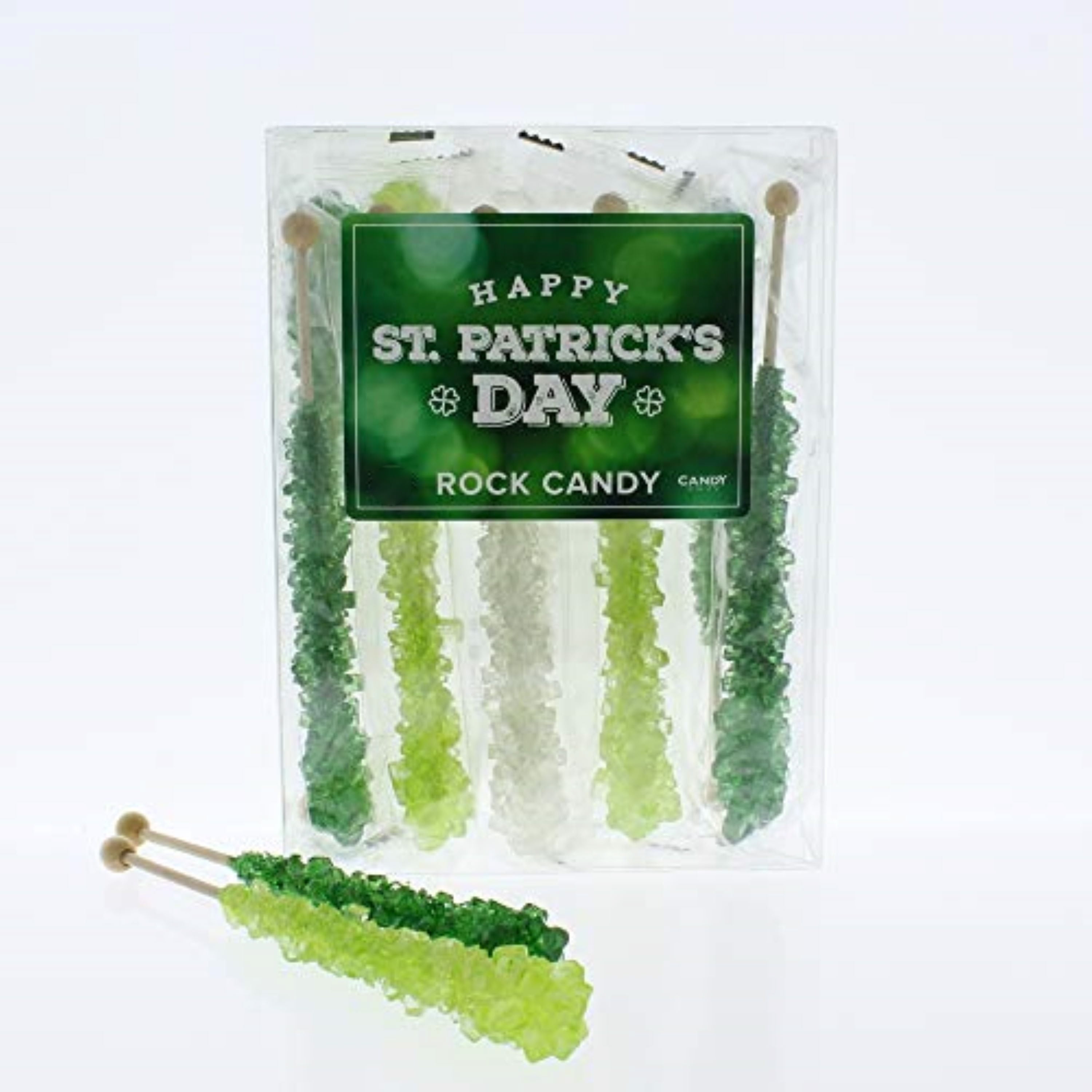 Candy Envy St. Paddy's Day Rock Candy, 3 Flavors, 10 Ct., Individually ...
