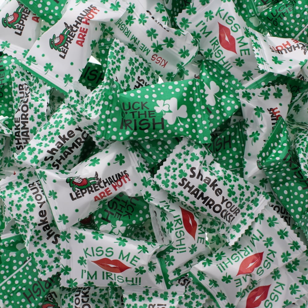Candy Envy St. Patricks Buttermints, 13 oz. Bag, Individually-Wrapped ...
