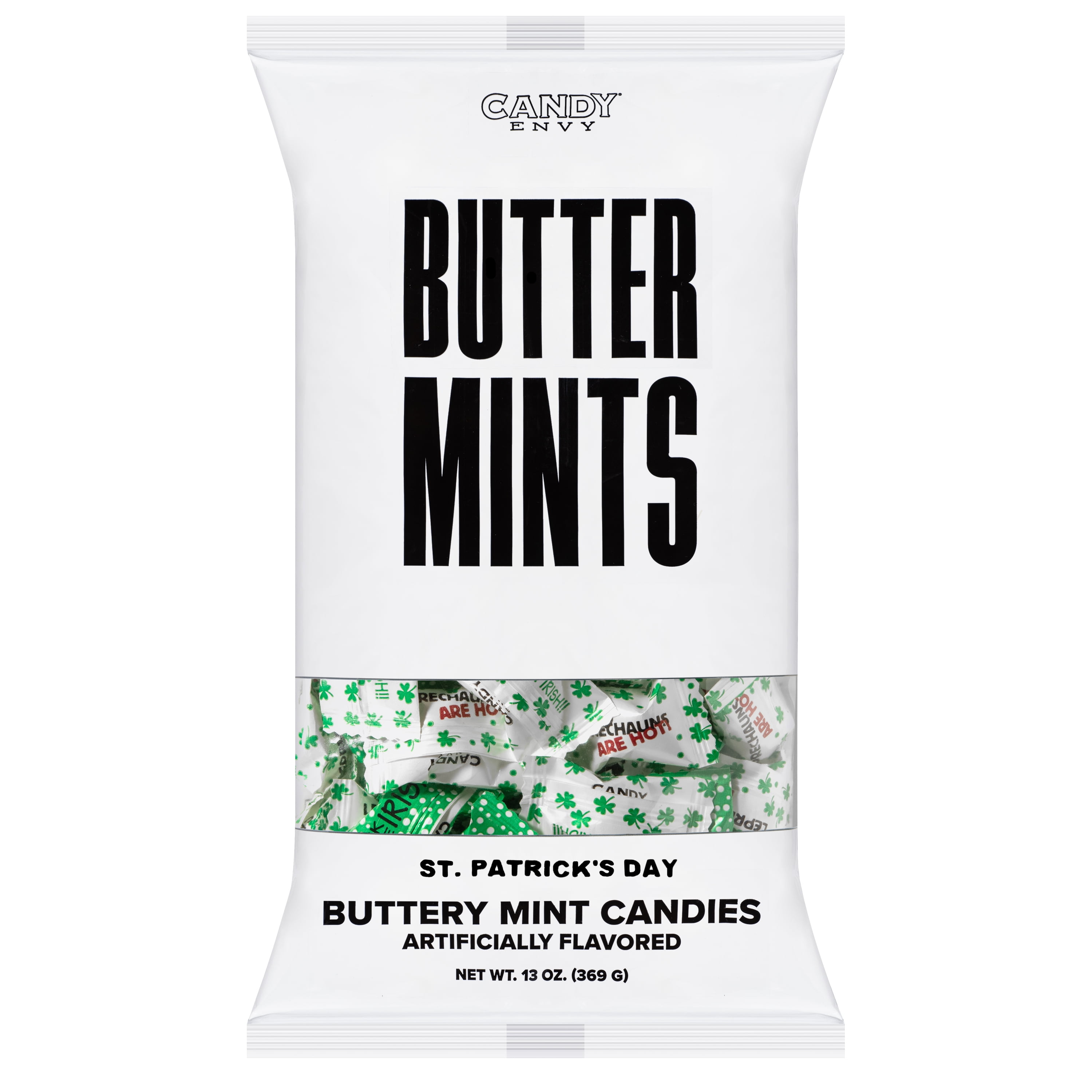 Candy Envy St. Patricks Buttermints, 13 oz Bag, Individually Wrapped ...