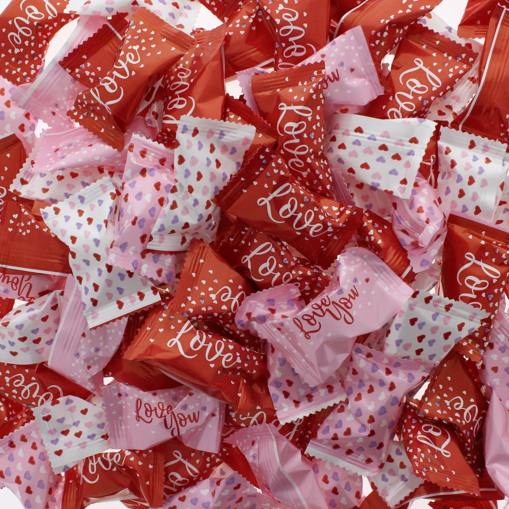 Candy Envy Valentine’s Love Buttermints, 13 oz. Bag, Indiv. Wrapped ...