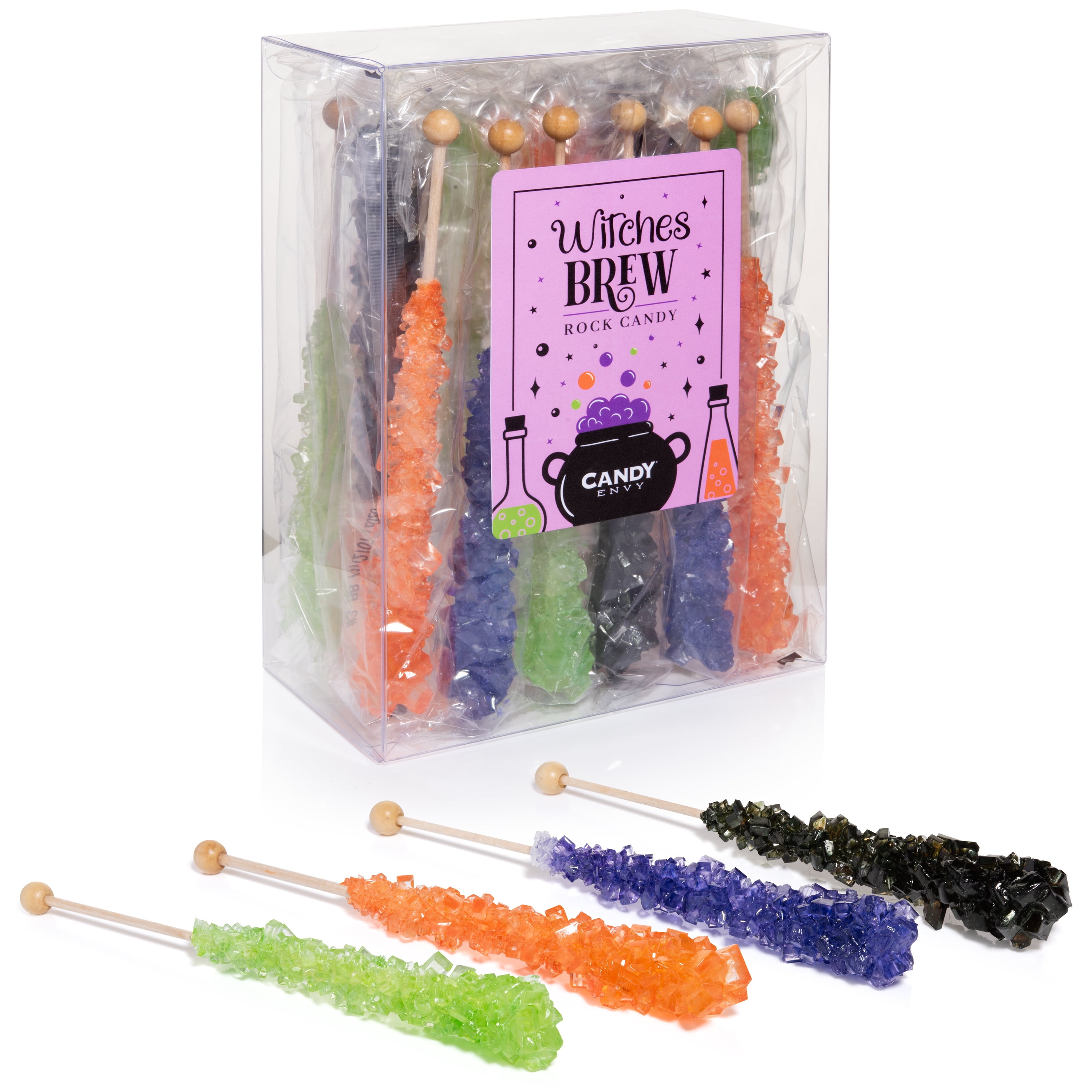 Candy Envy Witches Brew Halloween Rock Candy, 18 Ct. Individually ...