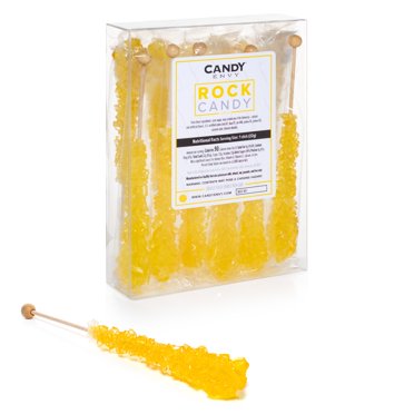 Sugar Rock Candy Pops - Edibles - 12 Pieces - Walmart.com
