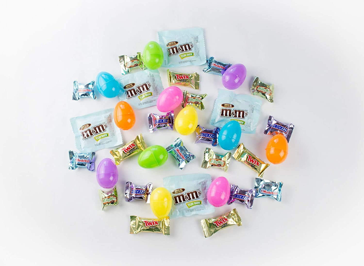 Candy Filled Easter Eggs Surprise All Chocolate Favorites Mars MM Candy ...