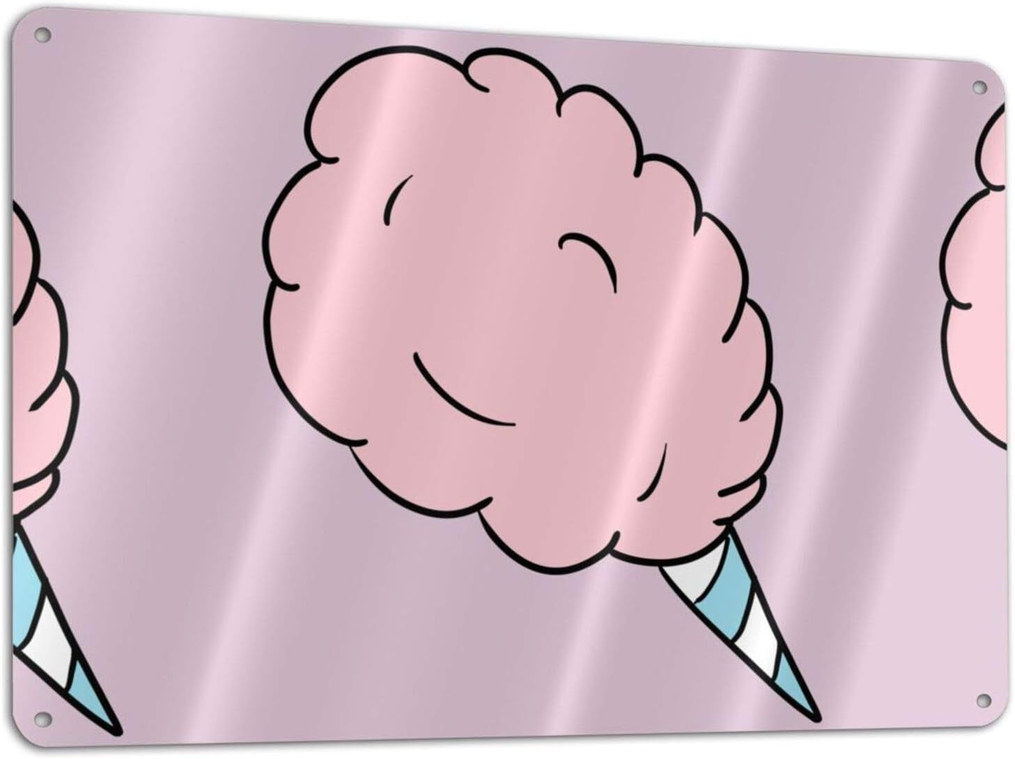 Candy Floss Tin Signs Wall Decor for Bars,Restaurants,Cafes Pubs Metal ...