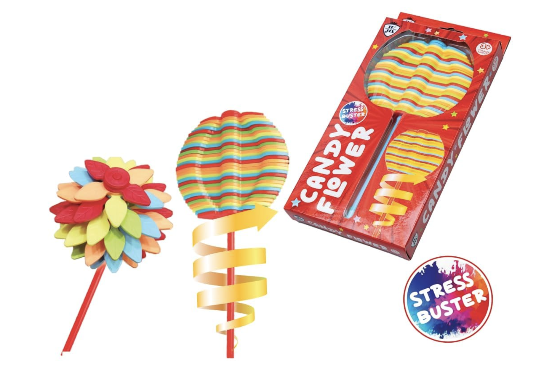 Candy Flower Toy for Kids, Stress Relief Toy - Colourful Twisting and ...