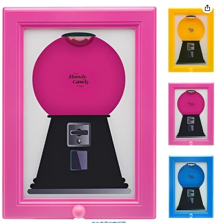 Candy Frame Dispenser, Wall Mounted Candy Dispenser Picture Frame ...