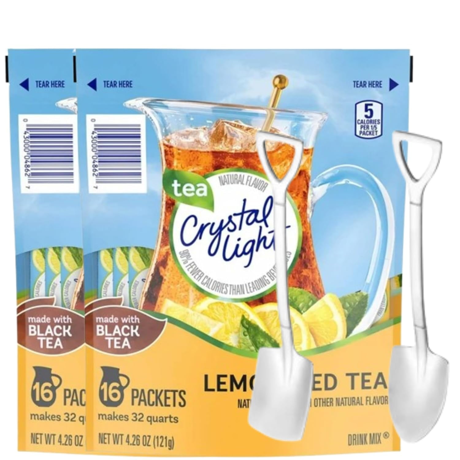 Candy Freezer Crystal-Light Lemon Iced Tea Drink Mix 4.26 oz – 2 Pack ...