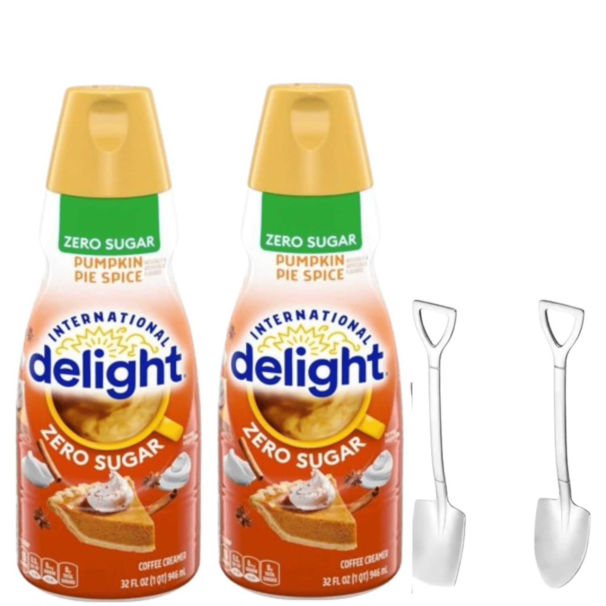 Candy Freezer International-Delight Pumpkin' Pie Spice Zero Sugar Liquid Coffee Creamer.- Two (2 ...