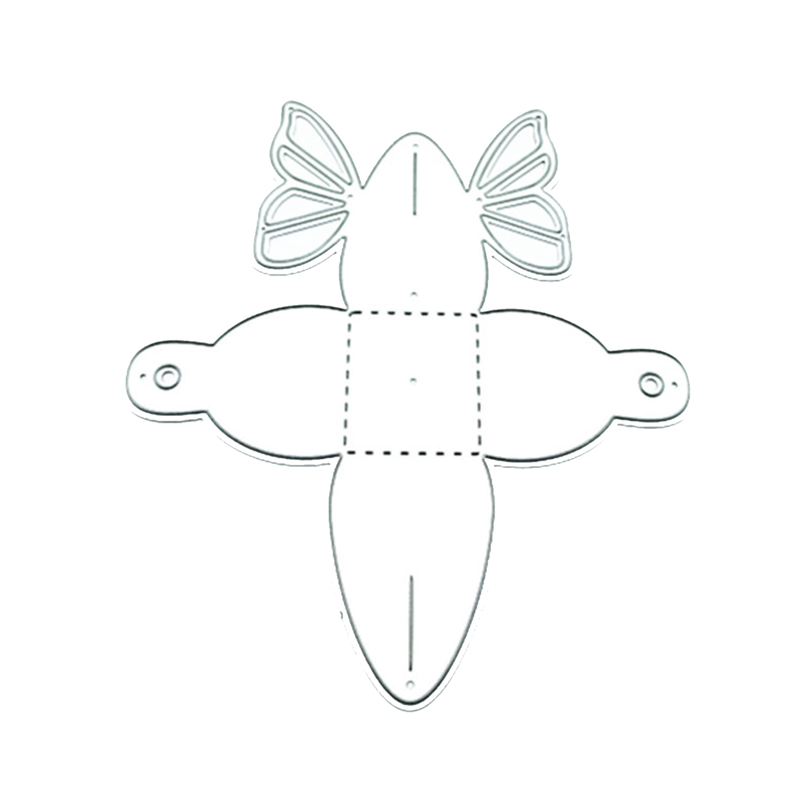 Candy Gift Box Metal Die Cuts Butterfly Box Cutting Dies Embossing ...