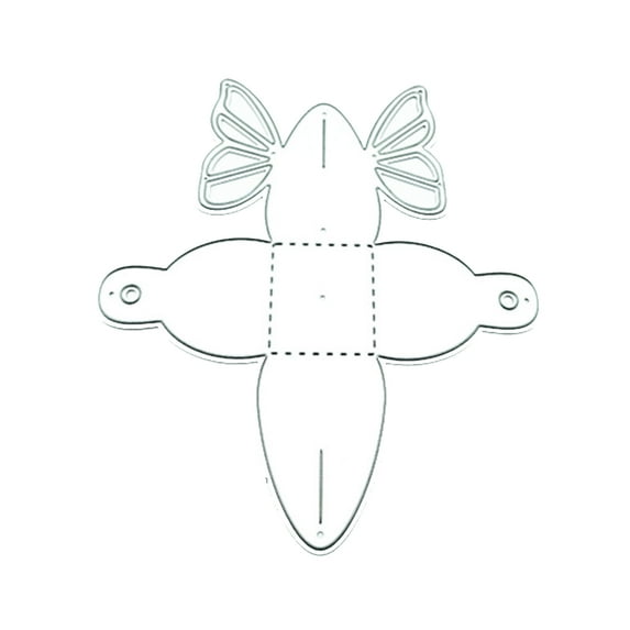 Candy Gift Box Metal Die Cuts Butterfly Box Cutting Dies Embossing ...