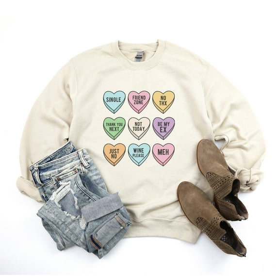 Candy Heart T-Shirt, Funny Valentine T-Shirt, Anti Valentine T-Shirt ...