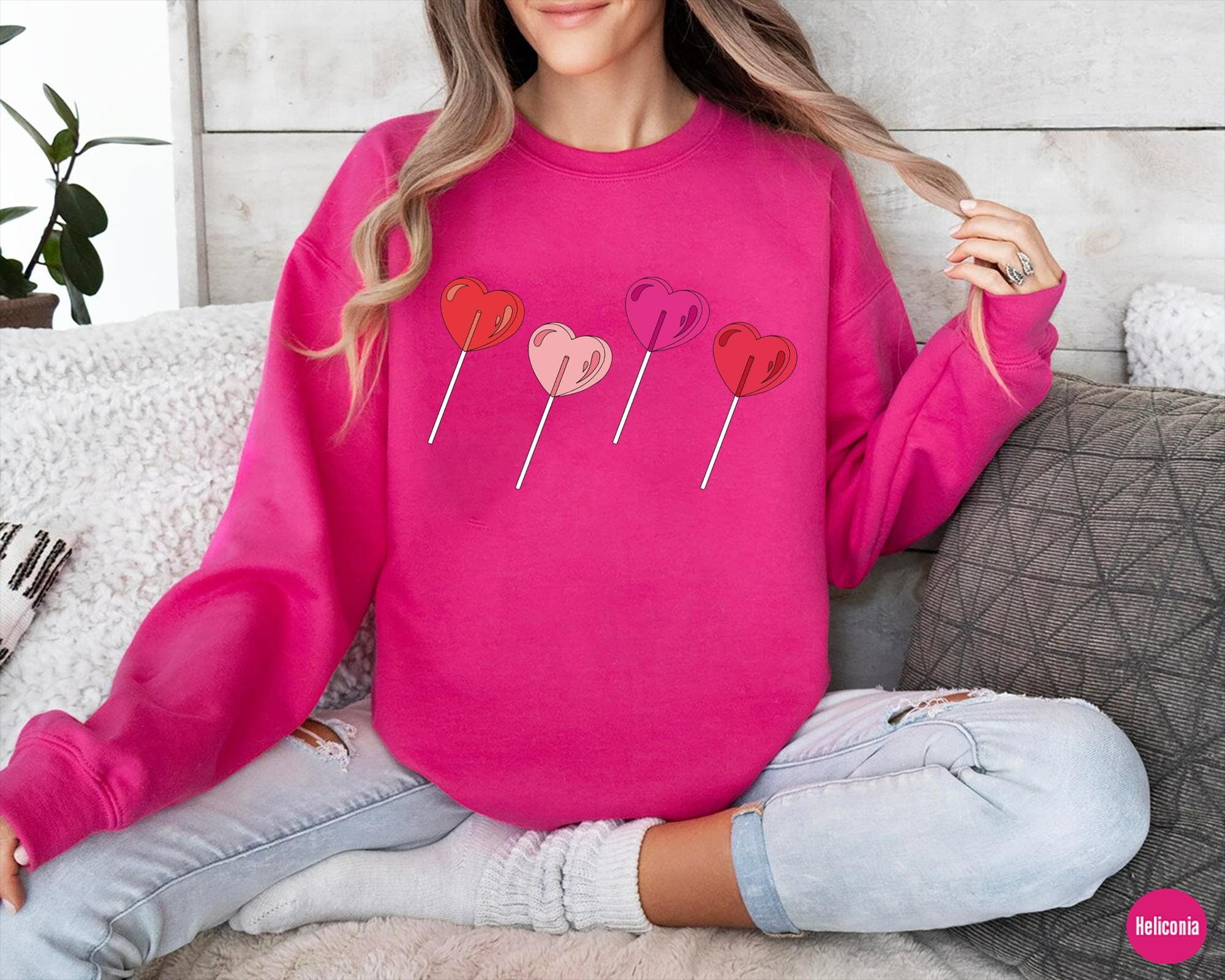 Candy Heart T-Shirt, Heart Sucker T-Shirt, Valentines Day T-Shirts ...