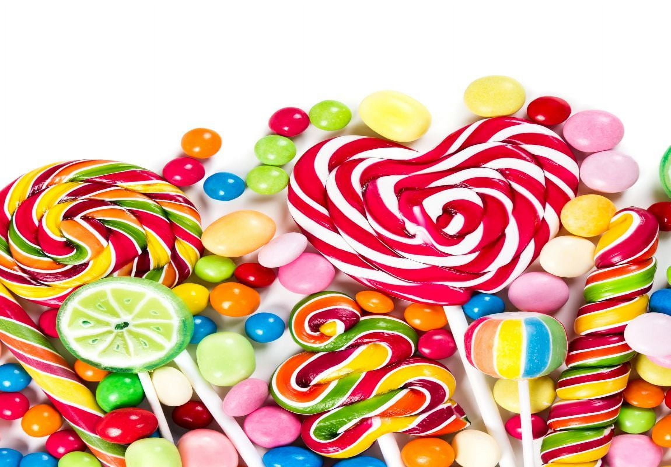 Candy Ice Cream Baby Shower Cake Custom Birthday Backdrop Sweet Donut ...