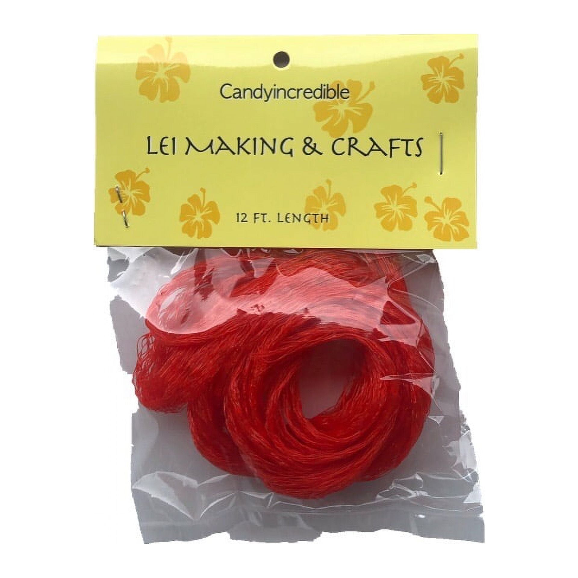 Candy Incredible Lei Net 12' Red - Walmart.com