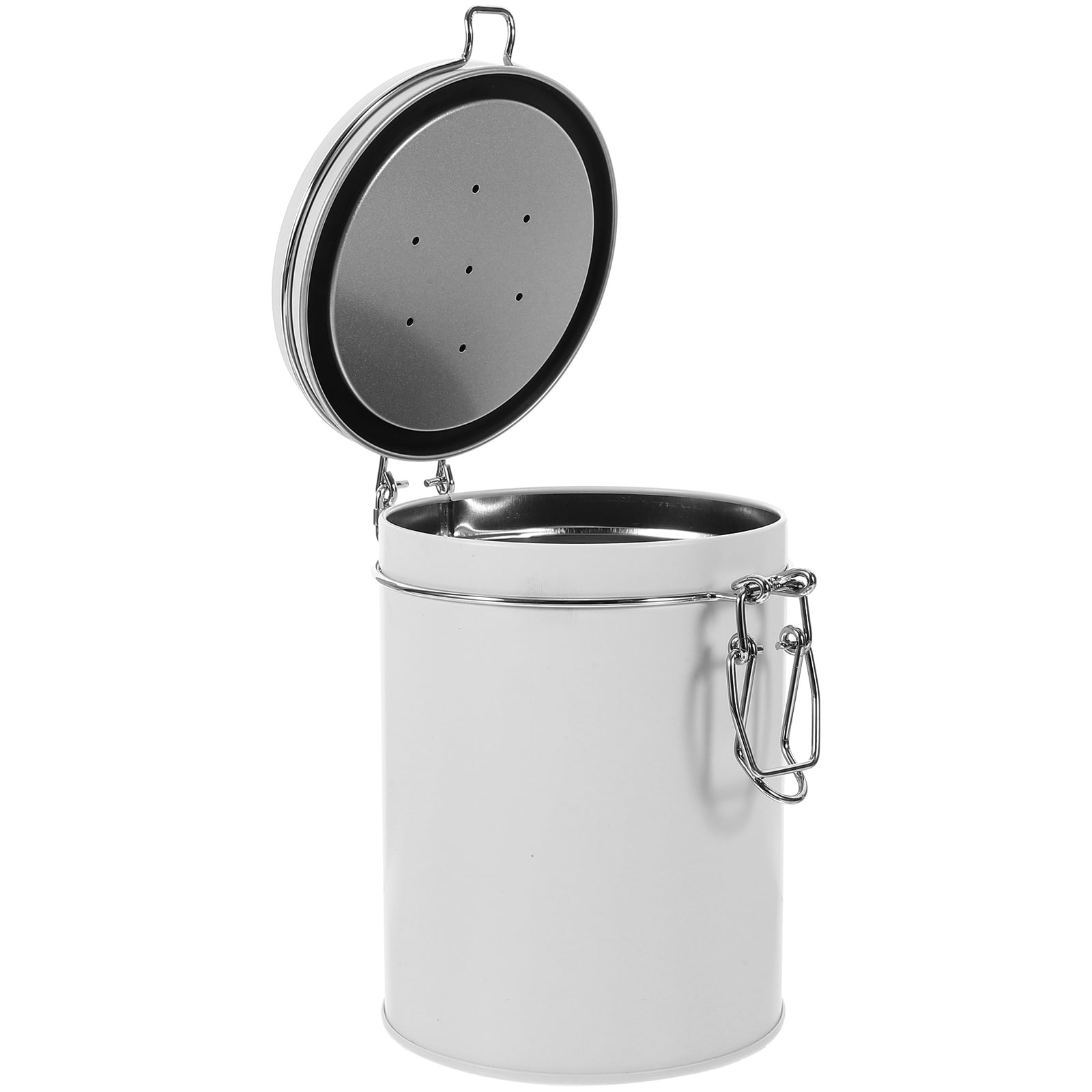 Candy Jar Cereal Container Tinplate Storage Can Tea Canister Coffee ...