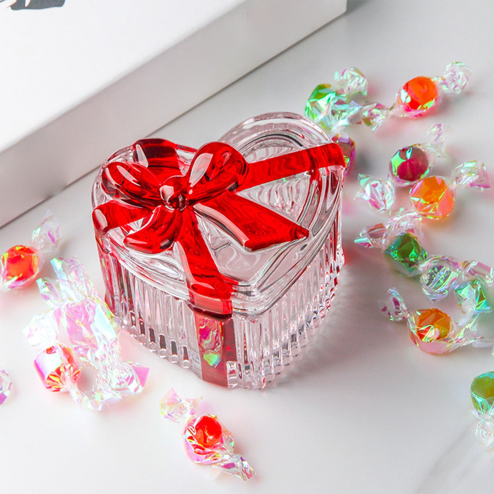 Candy Jar with Lid Gla Cookie Jar Kitchen Stora Jar Canister with ...